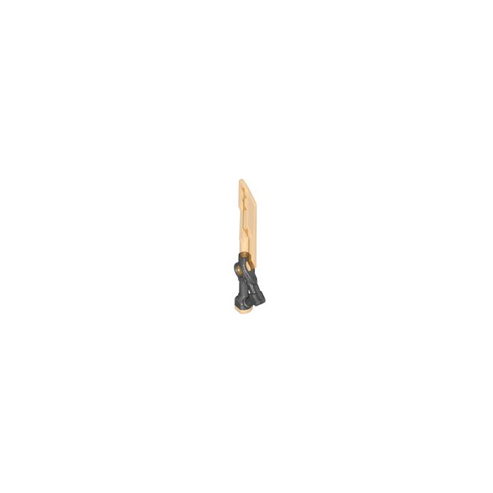 LEGO Sword with Holes in Blade with Pearl Dark Gray Triangular Hilt ...