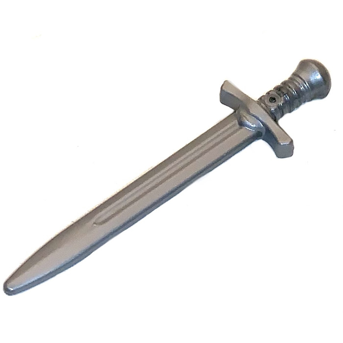 LEGO Sword with Pointed Tip with Detailed Hilt and Capped Pommel ...