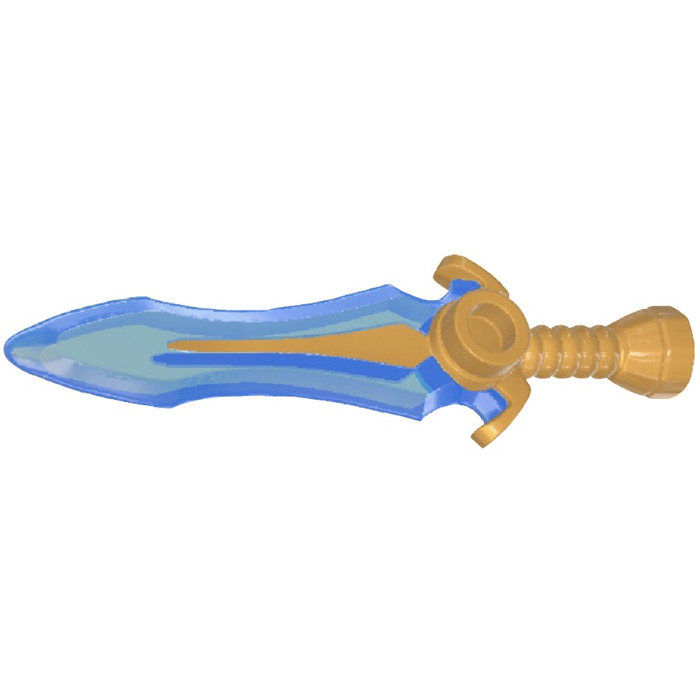 LEGO Sword with Stud with Transparent Dark Blue Blade (1996) | Brick Owl