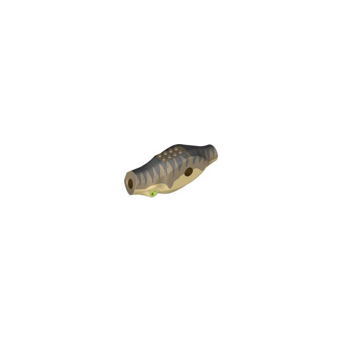 LEGO T-Rex Body with Dark Tan Top with Gray Stripes (98160 / 114030 ...