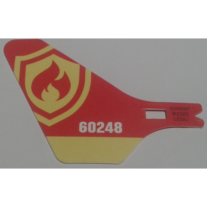 LEGO Tail Fin for Fire Helicopter (69609) | Brick Owl - LEGO Marketplace
