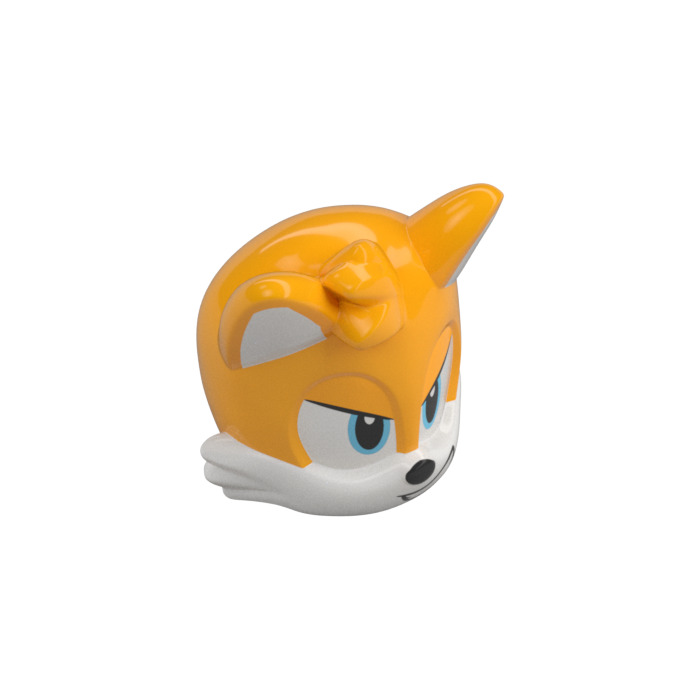 LEGO Tails Head with Angry Smile (111626) | Brick Owl - LEGO Marketplace