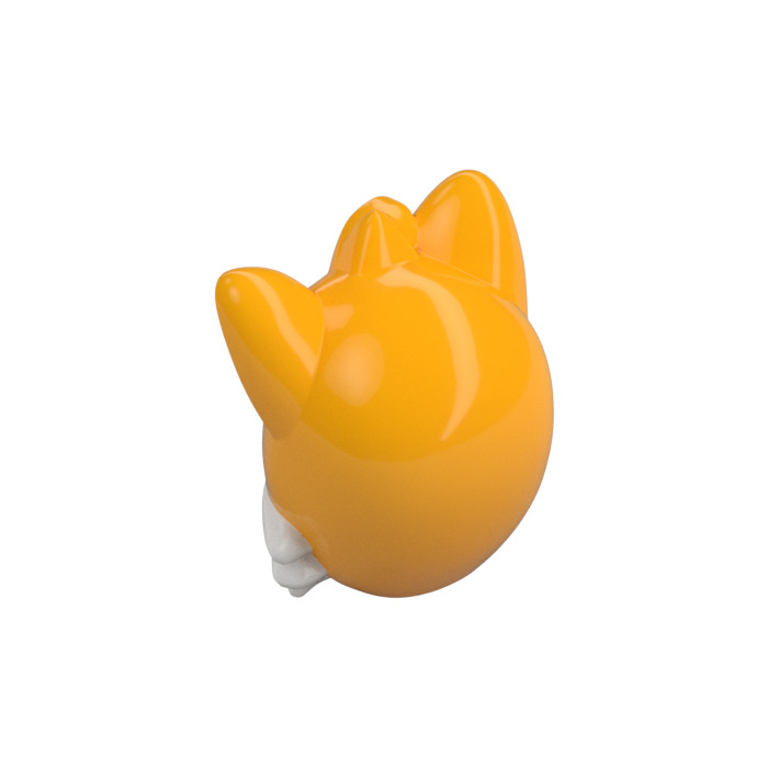 LEGO Tails Head with Angry Smile (111626) | Brick Owl