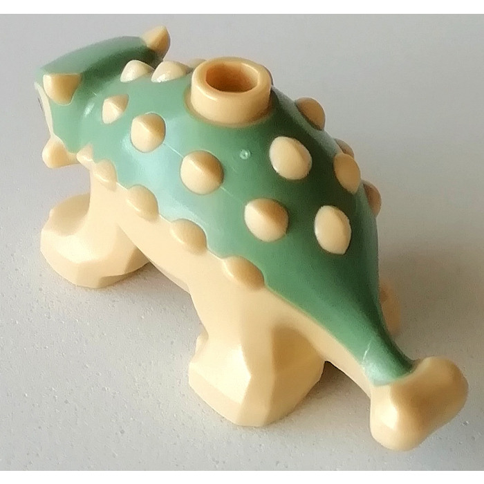 LEGO Tan Ankylosaurus Baby with Sand Green (68067) | Brick Owl - LEGO ...