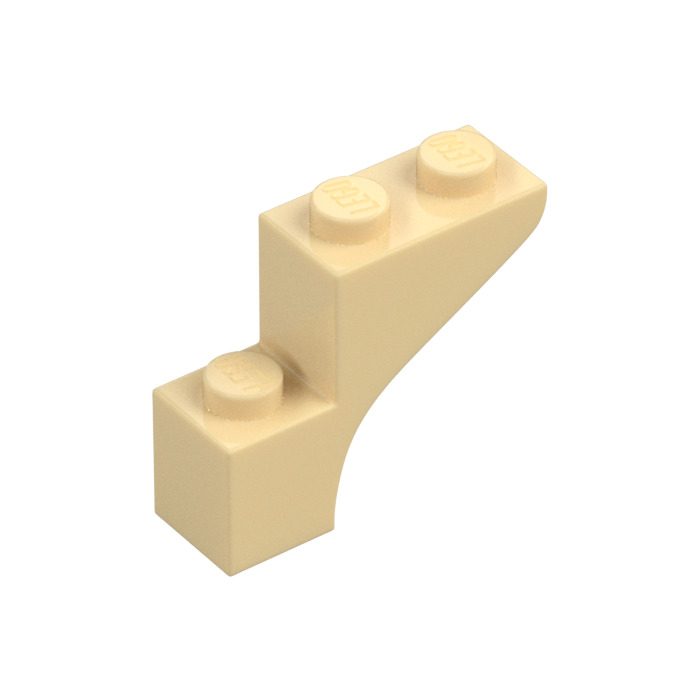 LEGO Tan Arch 1 x 3 x 2 with Curved End (88292) | Brick Owl