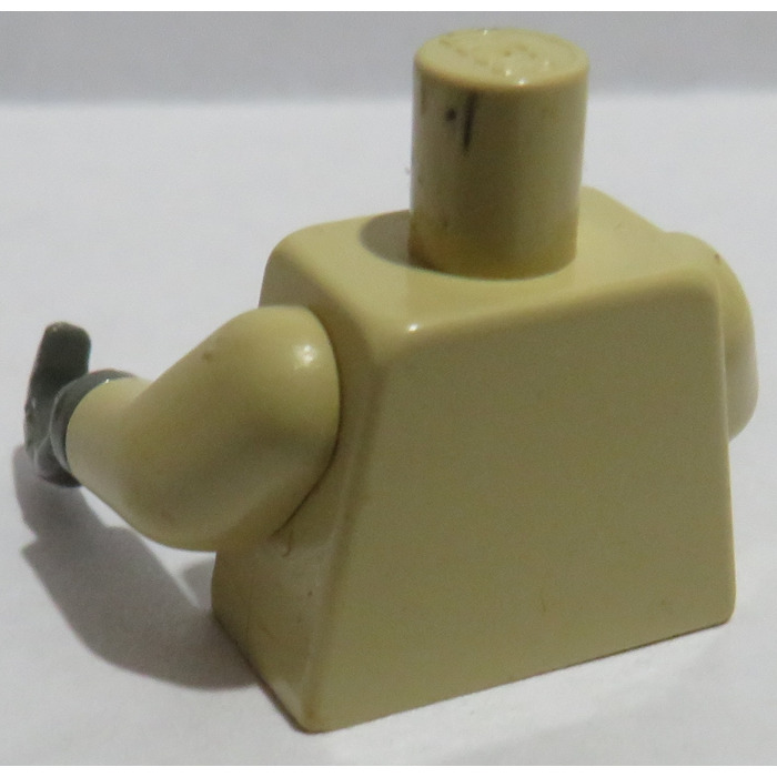 LEGO Tan Baron Von Barron Torso with Tan Arms, Black Right Hand and ...