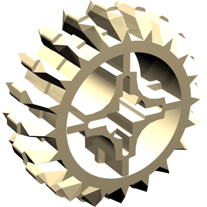 LEGO Tan Bevel Gear with 20 Teeth Unreinforced (32269) | Brick Owl ...