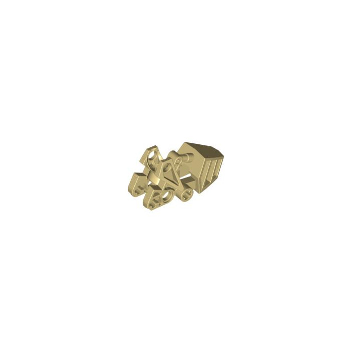 LEGO Tan Bionicle Foot with Ball Joint Socket 3 x 6 x 2.3 (Flat Tops ...