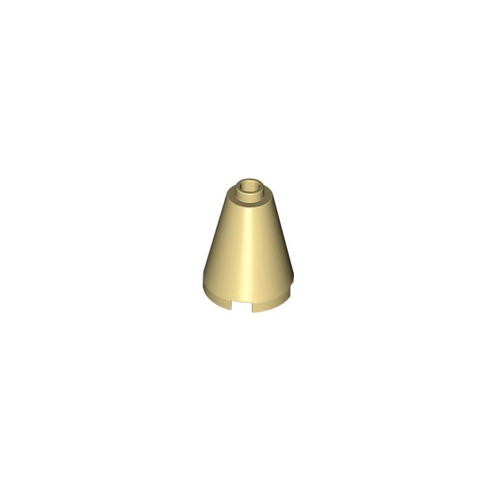 LEGO Tan Cone 2 x 2 x 2 (Open Stud) (3942 / 14918) | Brick Owl - LEGO ...