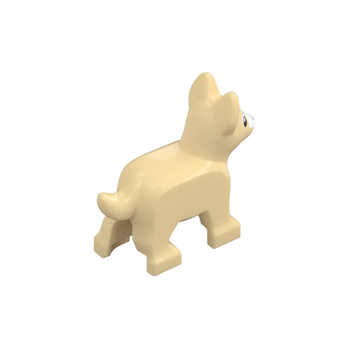 LEGO Tan Dog - Alsatian Puppy with White Muzzle (111666) | Brick Owl