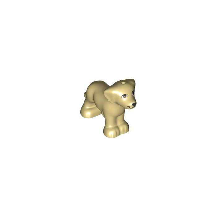 LEGO Dog with Shaggy Fur with Medium Dark Flesh Eyes (3168 / 102432 ...