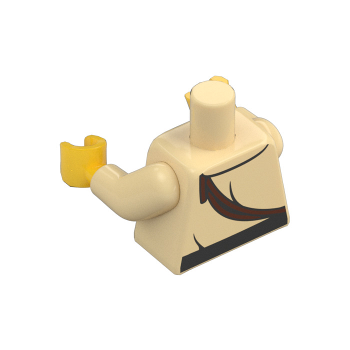 LEGO Tan Explorer Torso (973 / 76382) | Brick Owl - LEGO Marketplace