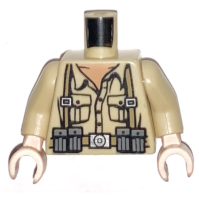 LEGO Tan German Soldier Torso with Desert Fatigues (3814 / 76382 ...