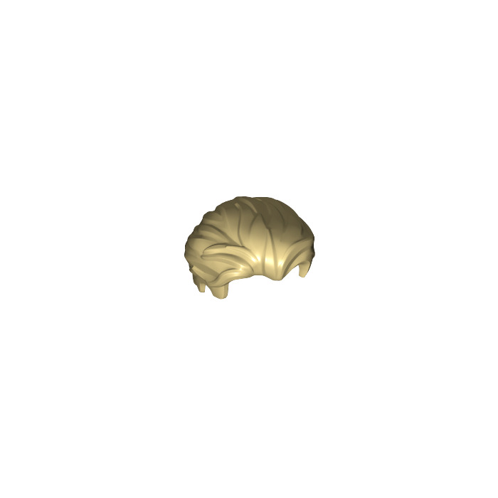 LEGO Tan Hair Swept Back with Widow's Peak and Short Sideburns (5036 / ...