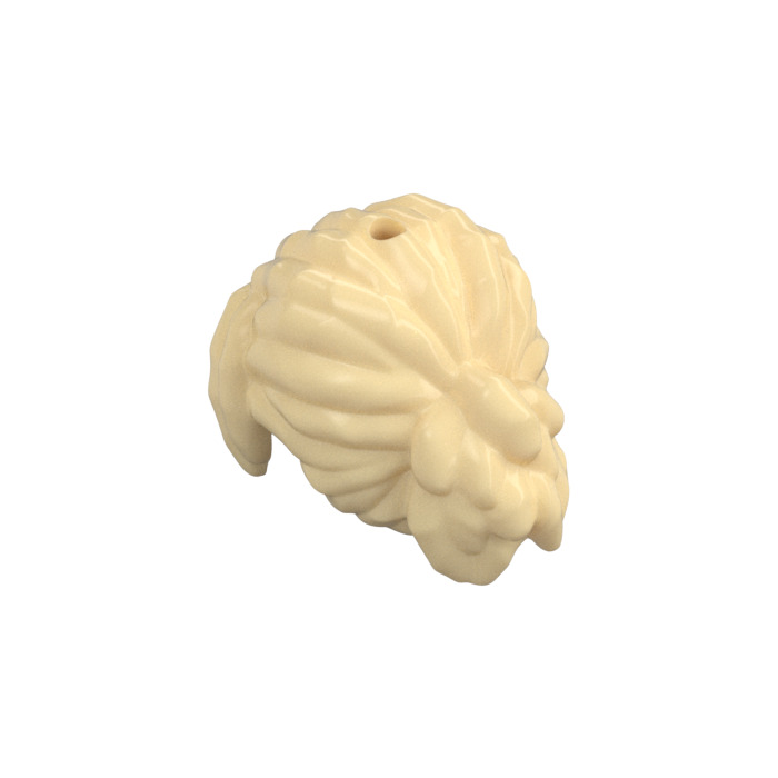 LEGO Tan Hair with Dreadlocks in Knot (6968) | Brick Owl - LEGO Marketplace