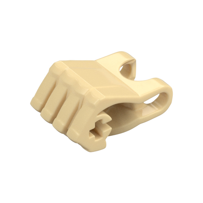 LEGO Tan Hand with Joint Socket and Axle Hole with 4 Fingers (93575 ...