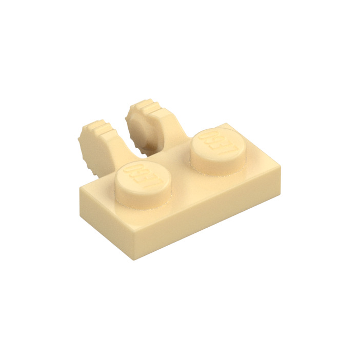 LEGO Tan Hinge Plate 1 x 2 with Dual Fingers (50340 / 60471) | Brick ...