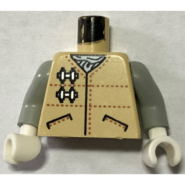 LEGO Tan Hoth Rebel Torso with Light Gray Arms (973 / 73403) | Brick ...