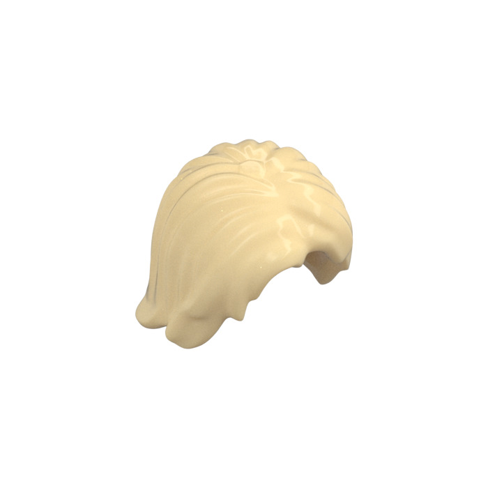 LEGO Tan Mid-Length Tousled Hair with Center Parting (8281 / 88283 ...