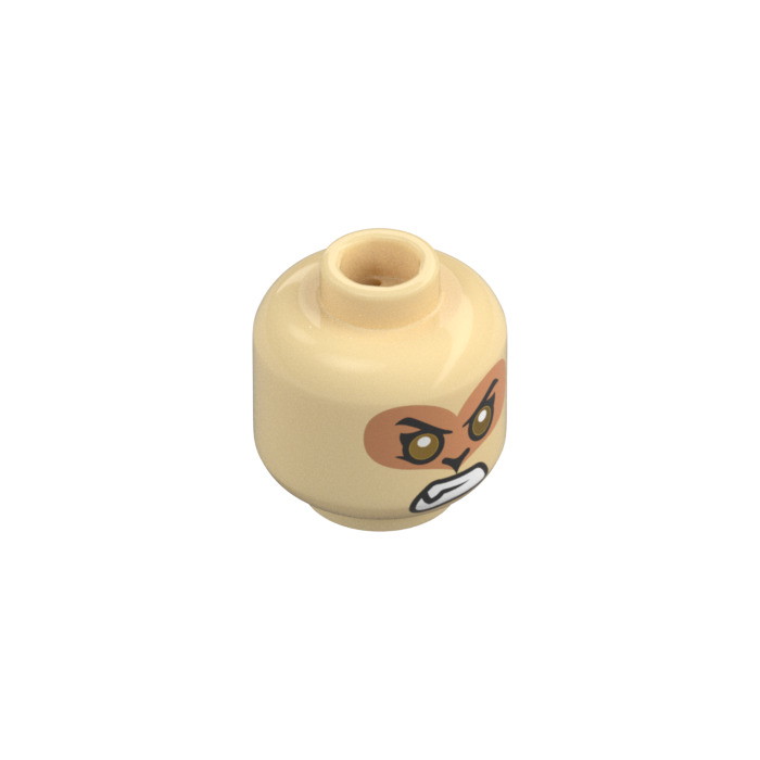 LEGO Tan Minifigure Head with Decoration (3626 / 66067) | Brick Owl