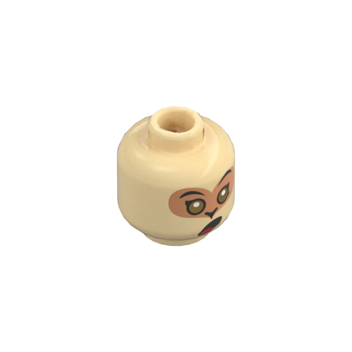 LEGO Tan Monkey King Minifigure Head (3274 / 105487) | Brick Owl - LEGO ...