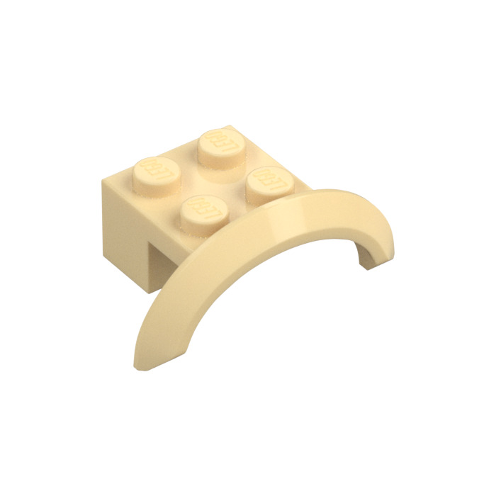 LEGO Tan Mudguard Brick 2.5 x 4 x 1 with Wheel Arch (28579 / 98282 ...