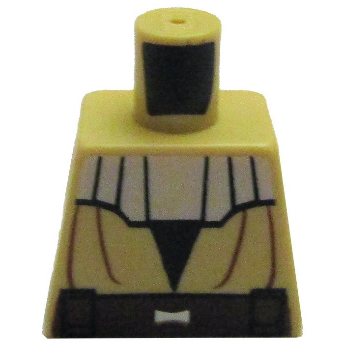 LEGO Tan Obi-Wan Kenobi (SW Clone Wars) Torso without Arms (973 ...