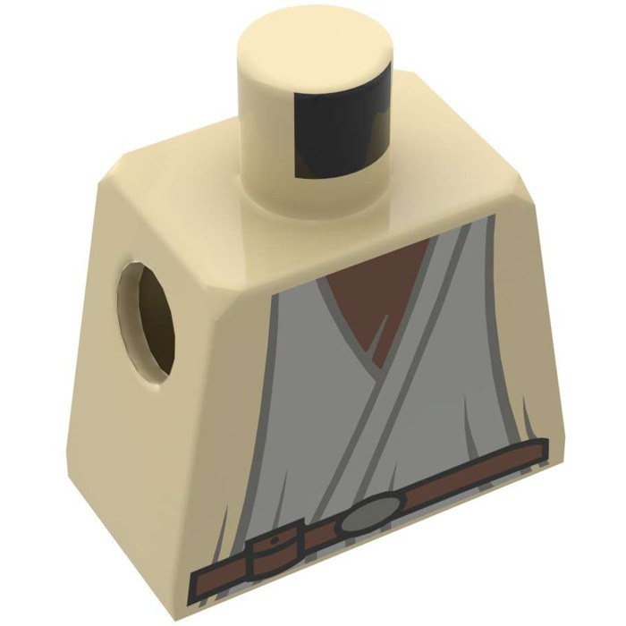 LEGO Tan Owen Lars Torso without Arms (973) | Brick Owl - LEGO Marketplace