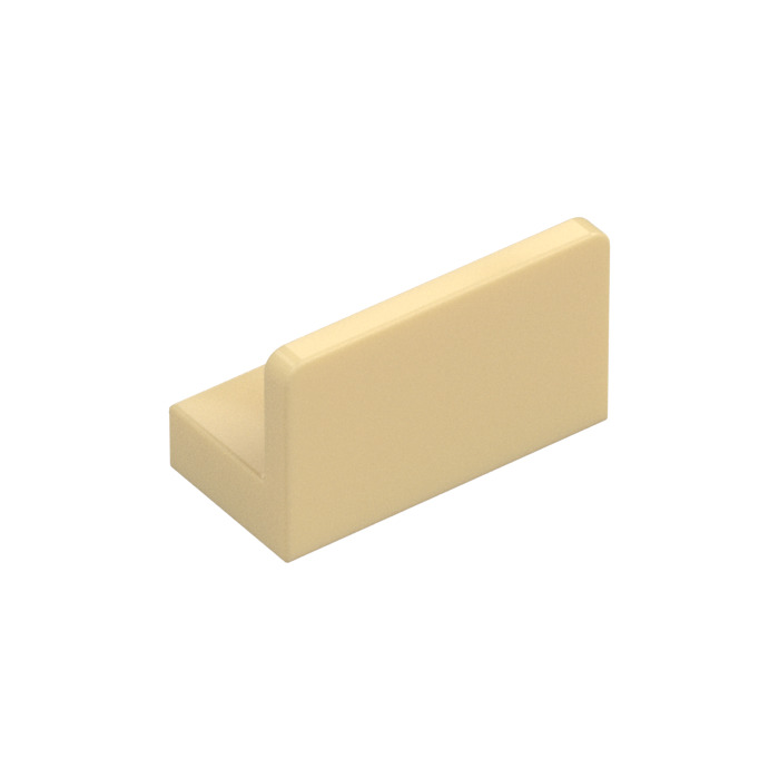 LEGO Tan Panel 1 x 2 x 1 with Rounded Corners (4865 / 26169) | Brick ...