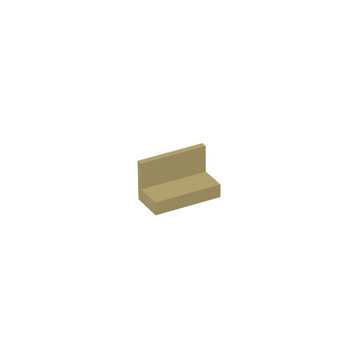 LEGO Tan Panel 1 x 2 x 1 with Rounded Corners (4865 / 26169) | Brick ...