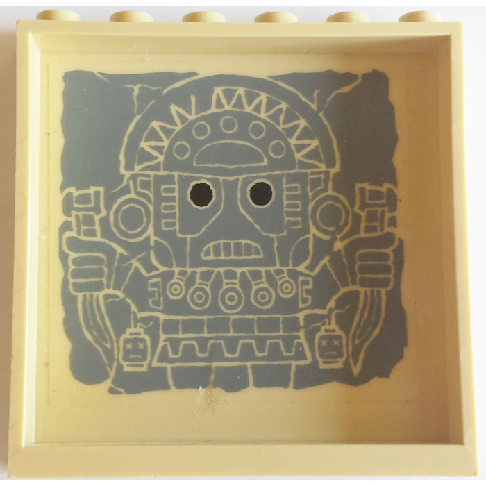 LEGO Panel 1 x 6 x 5 with Inca mural Sticker (59349) | Brick Owl - LEGO ...