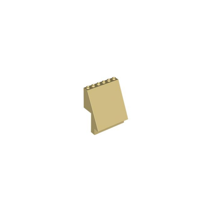 LEGO Tan Panel 6 x 4 x 6 Sloped (30156) | Brick Owl