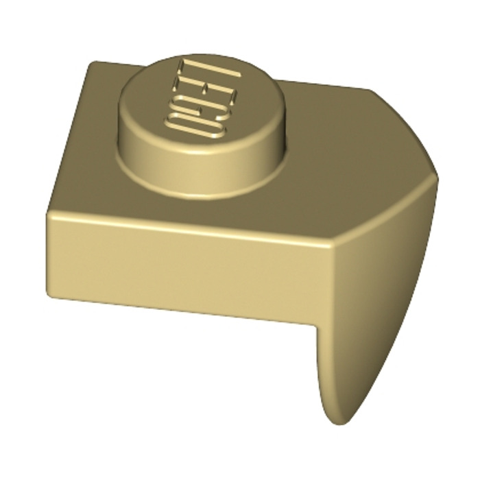 LEGO Tan Plate 1 x 1 with Downwards Tooth (15070) | Brick Owl - LEGO ...