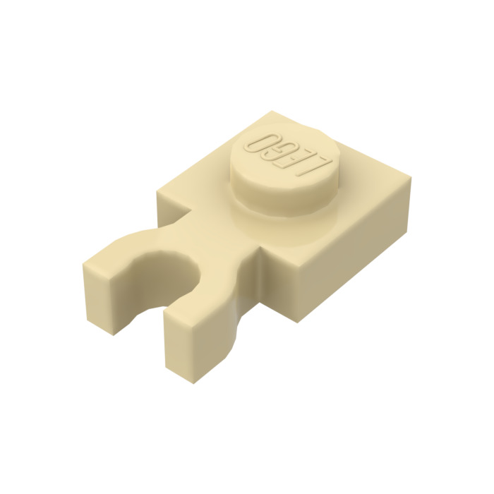 LEGO Plate 1 x 1 with Vertical Clip (Thick 'U' Clip) (4085 / 60897 ...