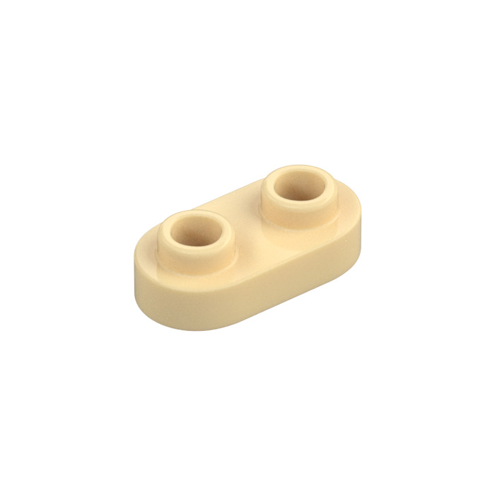 LEGO Tan Plate 1 x 2 with Rounded Ends (35480) | Brick Owl - LEGO ...