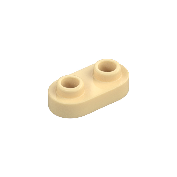 LEGO Tan Plate 1 x 2 with Rounded Ends (35480) | Brick Owl - LEGO ...