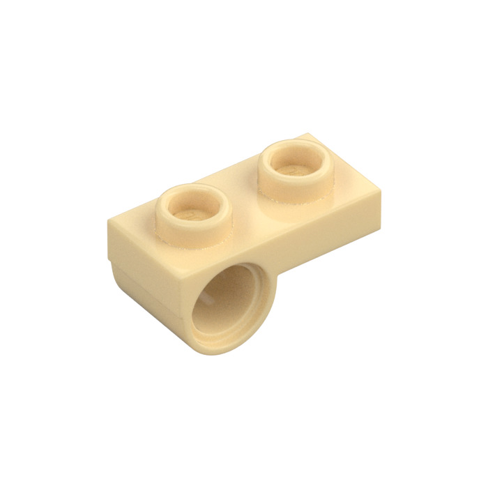 LEGO Tan Plate 1 x 2 with Underside Pin Hole (18677 / 28809) | Brick ...