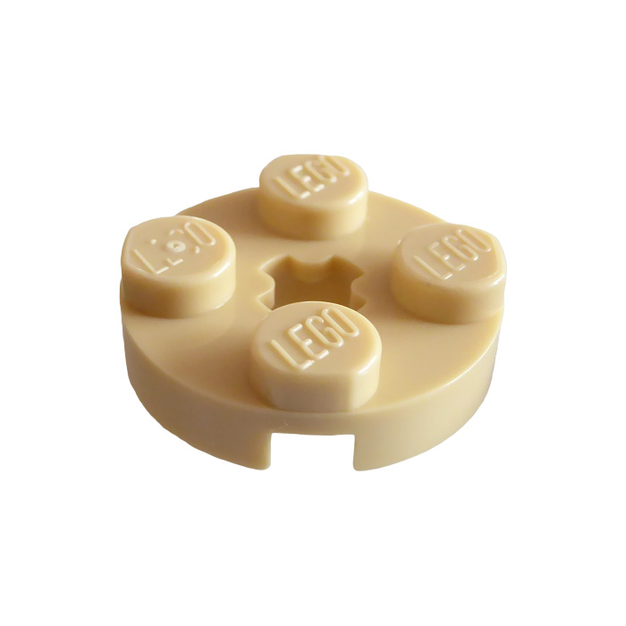 LEGO Tan Plate 2 x 2 Round with Axle Hole (4032) | Brick Owl - LEGO ...