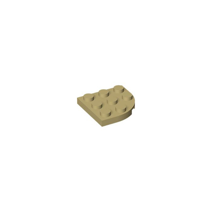 LEGO Tan Plate 3 x 3 Round Corner (30357) | Brick Owl - LEGO Marketplace