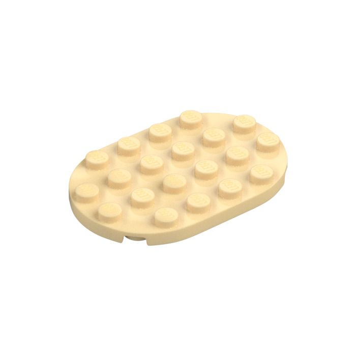 LEGO Plate 4 x 6 Oval (3766) | Brick Owl