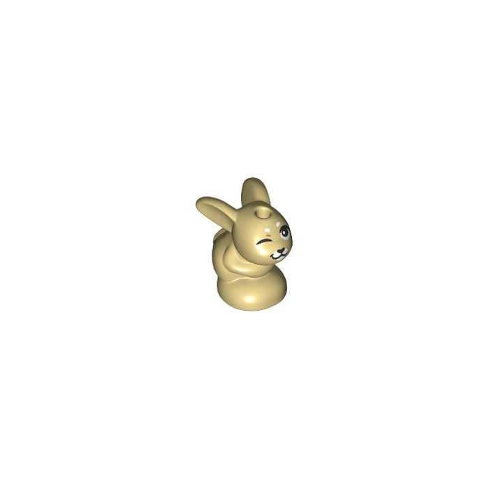 LEGO Tan Rabbit Baby with White Muzzle and Wink (18852) | Brick Owl ...