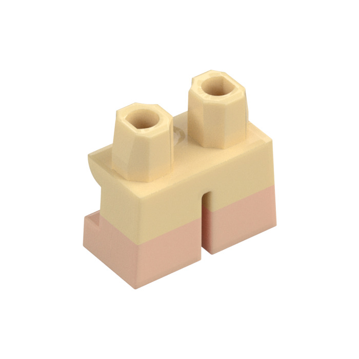 LEGO Tan Short Legs with Light Flesh Lower Legs (37679 / 41879) | Brick ...