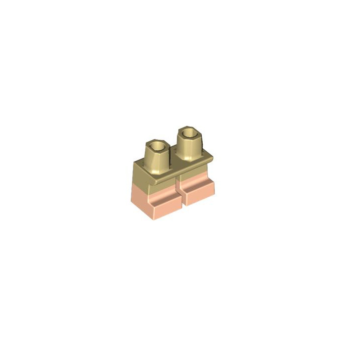 LEGO Tan Short Legs with Light Flesh Lower Legs (5963 / 37679) | Brick ...