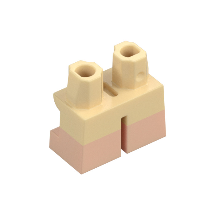 LEGO Tan Short Legs with Light Flesh Lower Legs (5963 / 37679) | Brick Owl