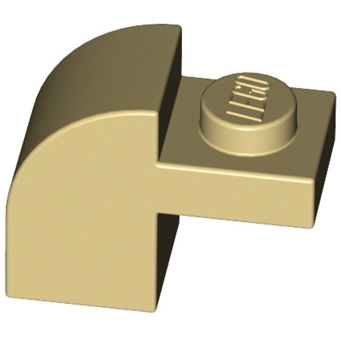 LEGO Tan Slope 1 x 2 x 1.3 Curved with Plate (6091 / 32807) | Brick Owl ...