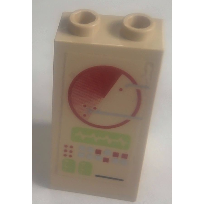 LEGO Slope 2 x 2 x 3 (75°) with Dinosaur Computer Screen Sticker Hollow ...