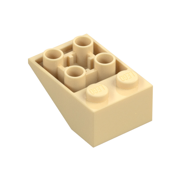 LEGO Tan Slope 2 x 3 (25°) Inverted (2752 / 3747) | Brick Owl