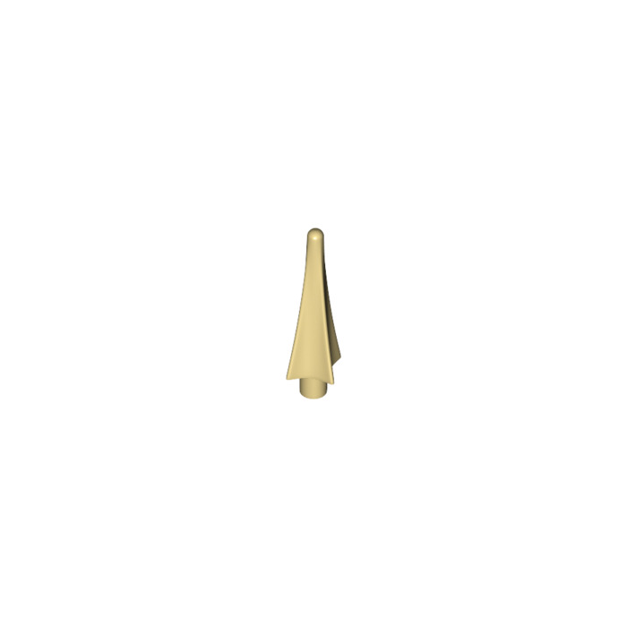 LEGO Tan Spear Tip with Fins (24482) | Brick Owl - LEGO Marketplace