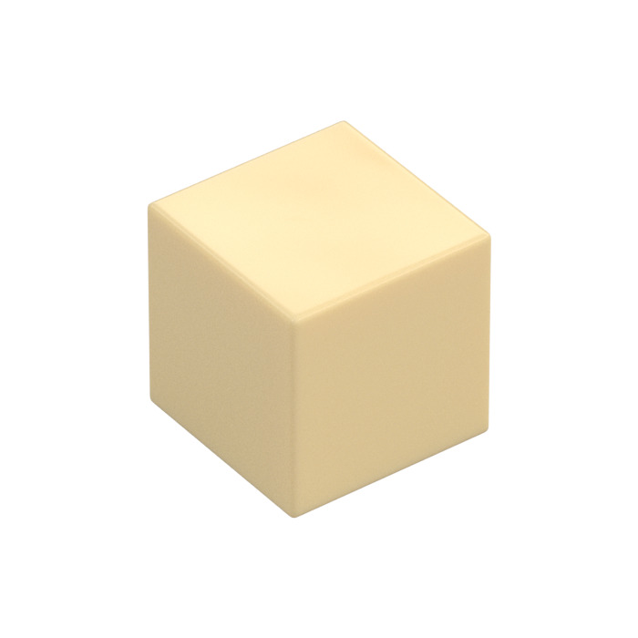 LEGO Tan Square Minifigure Head with Husk Dark Tan Face (19729 / 107707 ...