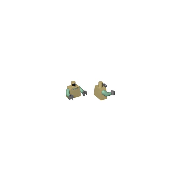 LEGO Tan Squidward Torso (3814 / 76382) | Brick Owl
